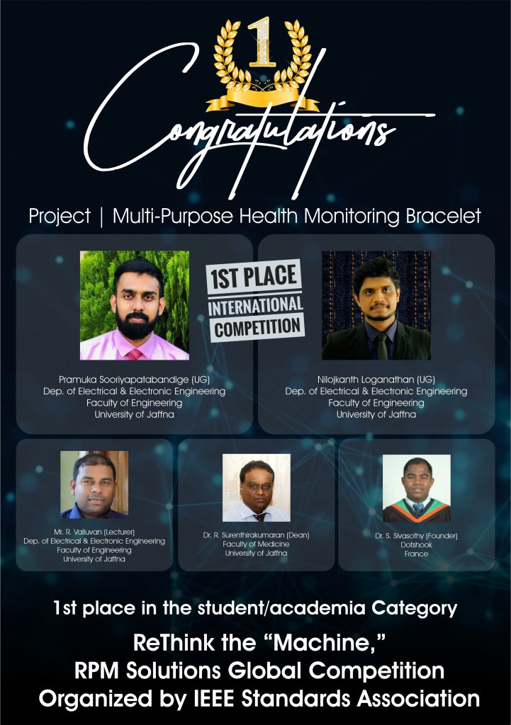 Winner- student/academia category IEEE SA Telehealth Solutions Virtual ...